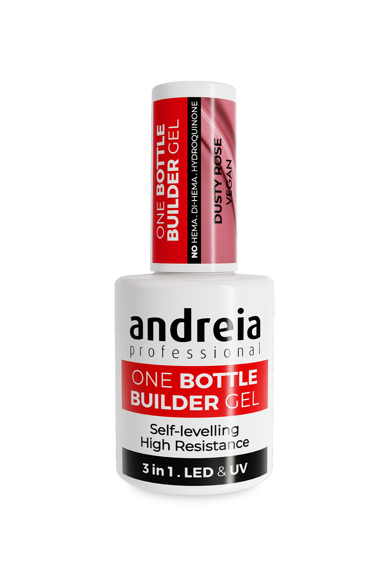 One Bottle Builder Gel 3 in 1 - Dusty Rose (Low viscosity) – Andreia Professional