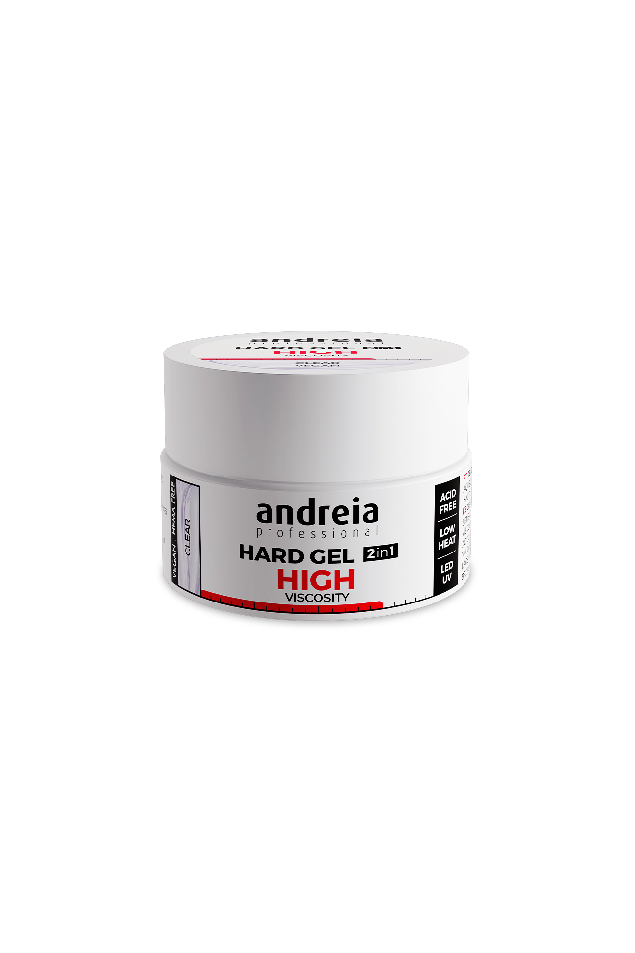 Hard Gel 2 in 1 - Clear (High viscosity) – Andreia Professional
