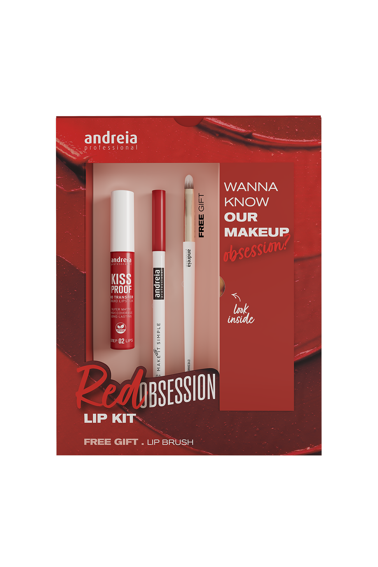 Red Obsession - Lip Kit – Andreia Professional